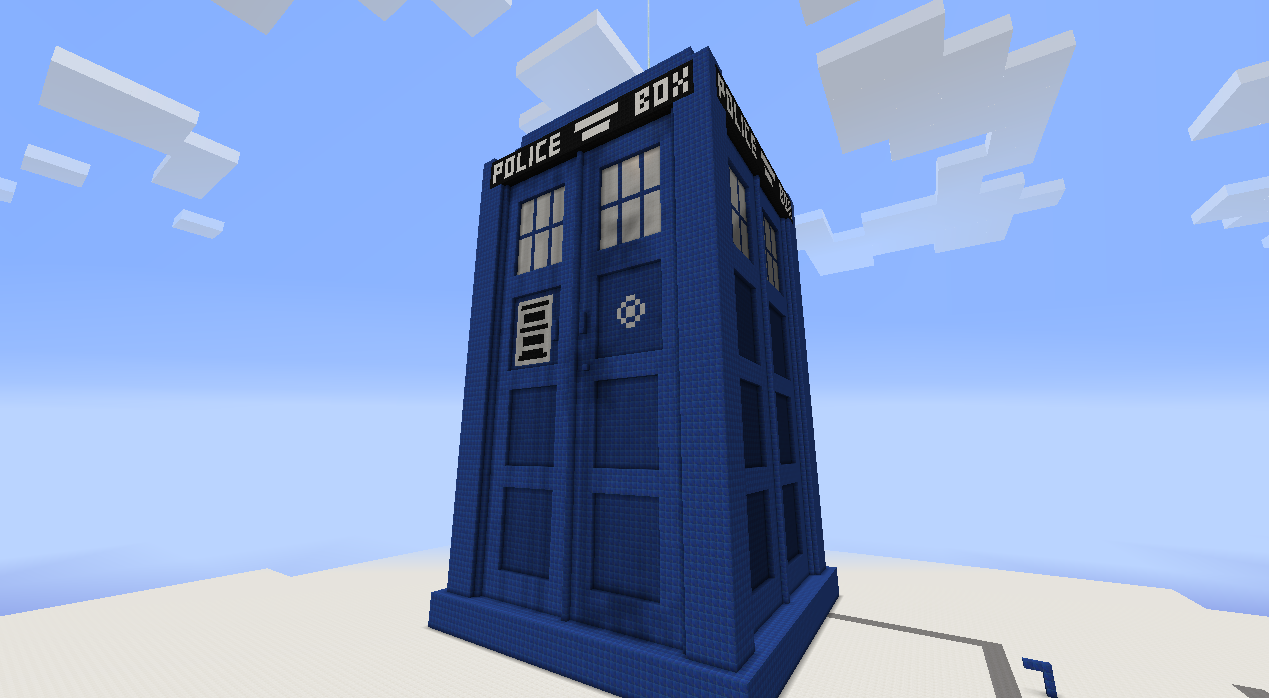 the tardis Minecraft Map