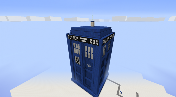the tardis Minecraft Map