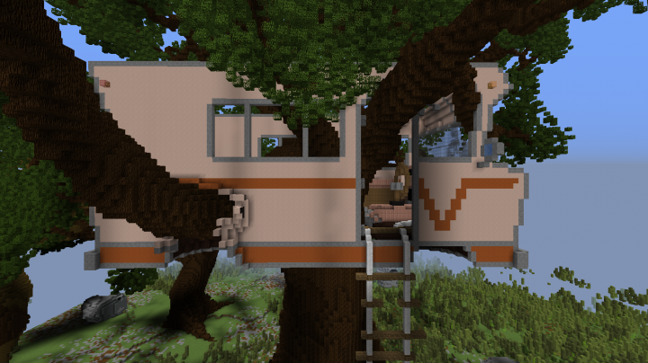 Wooded Winnebago | In The Trees Contest Minecraft Map