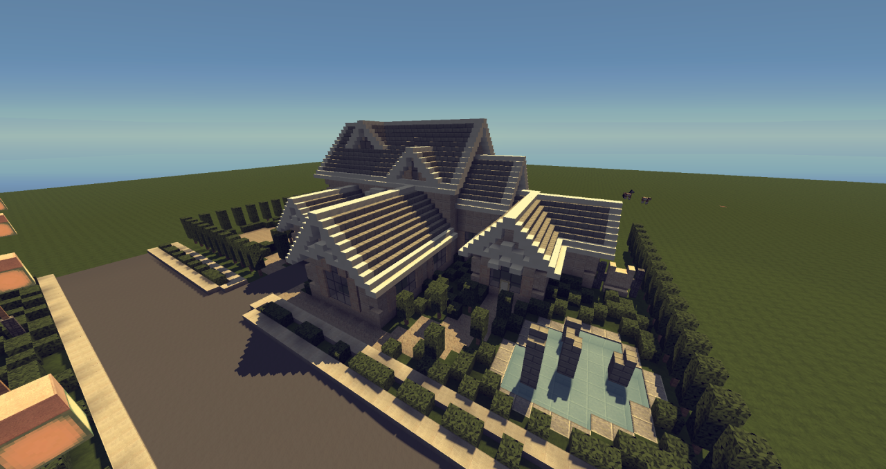 Small Mansion (garden update) Minecraft Map