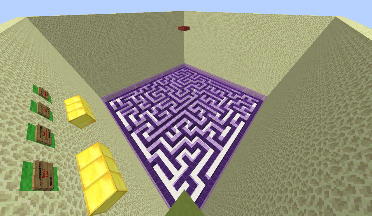 Random Maze Generator Race Minecraft Map