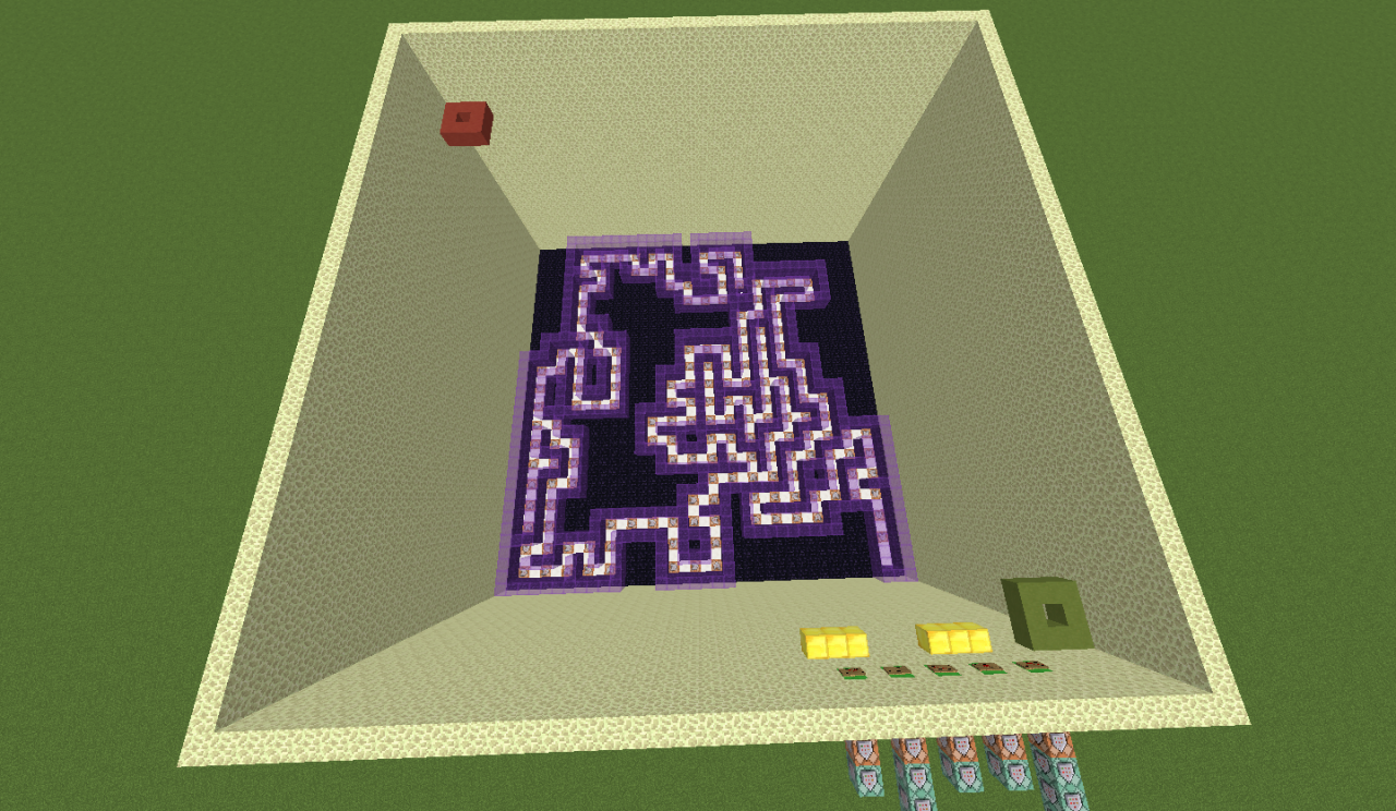 Random Maze Generator Race Minecraft Map