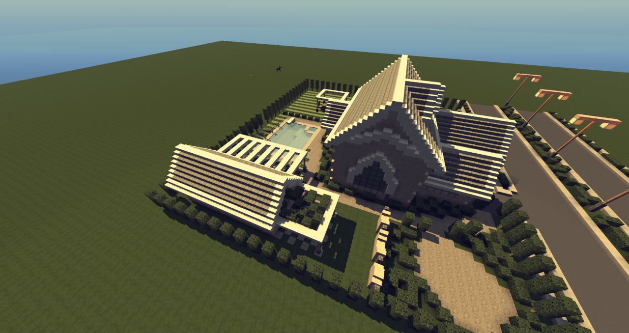 Small Mansion (garden update) Minecraft Map