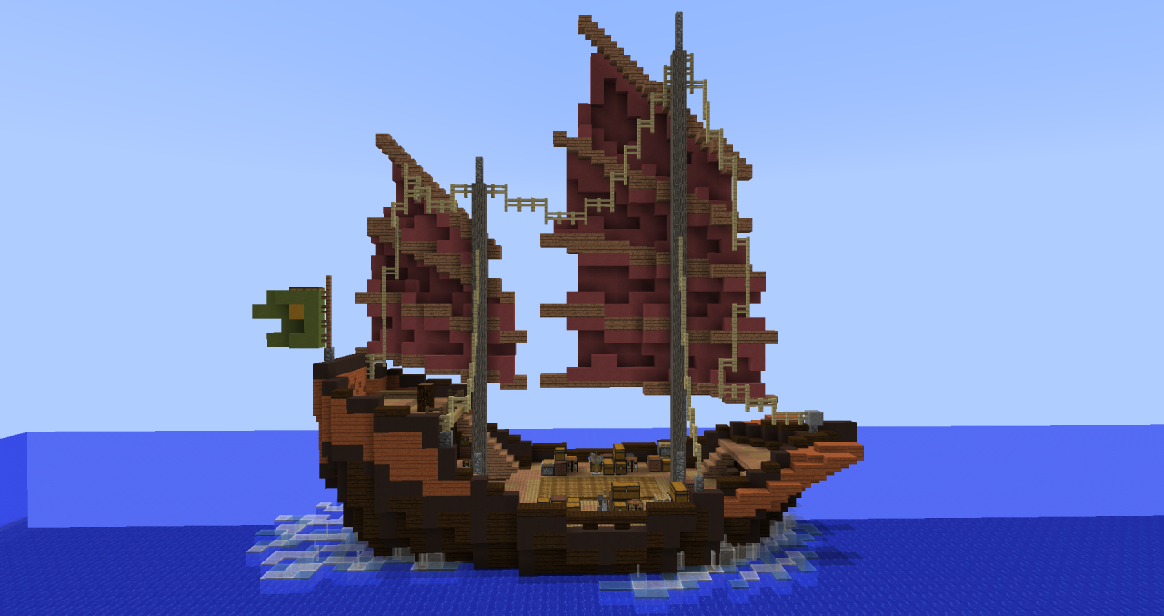Small Imperial Junk - Kapal Minecraft Map