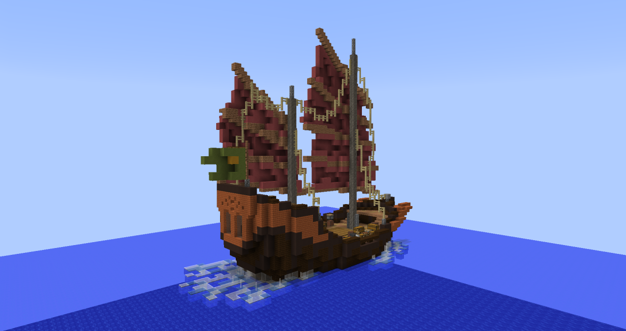 Small Imperial Junk - Kapal Minecraft Map