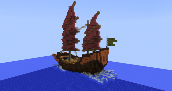 Small Imperial Junk - Kapal Minecraft Map