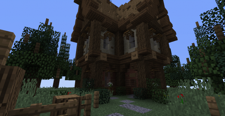 Cute rustic house. Minecraft Map