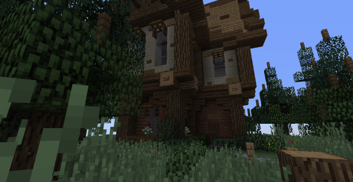Cute rustic house. Minecraft Map