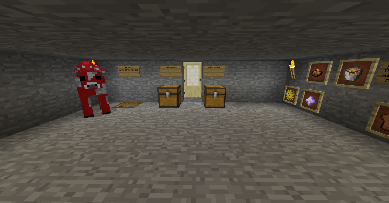 5 hidden buttons Minecraft Map