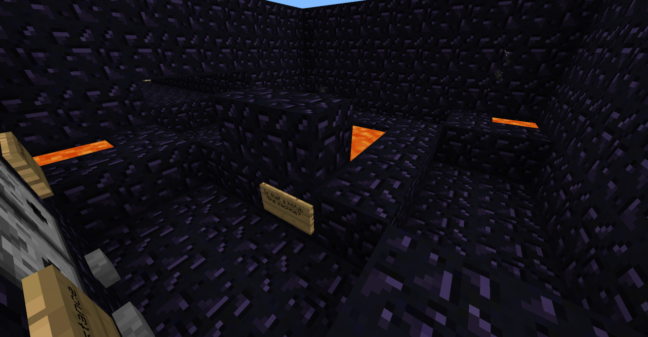 5 hidden buttons Minecraft Map