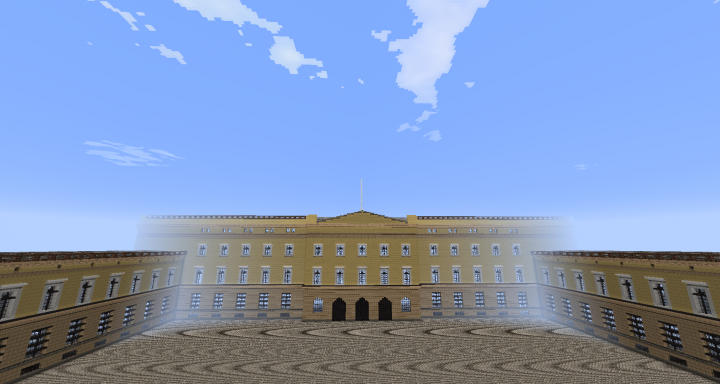 Royal Palace, Oslo | Det Kongelige Slott Minecraft Map