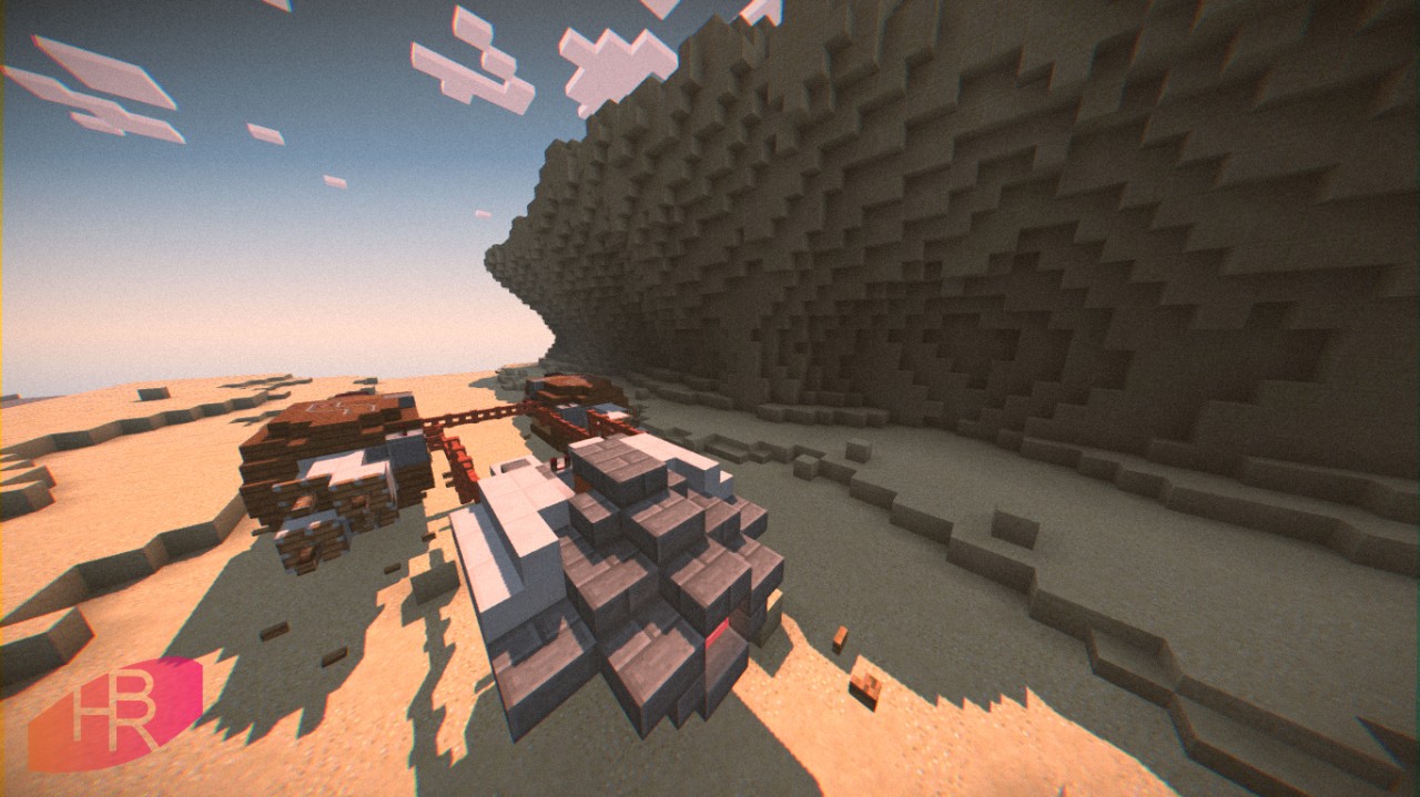 Star Wars | Podrace Capture: Model Bran AT-1 Minecraft Map