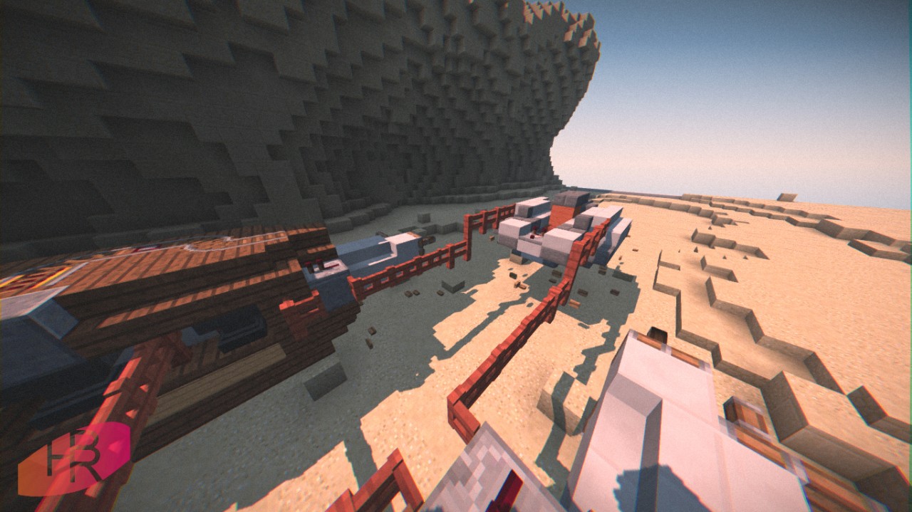 Star Wars | Podrace Capture: Model Bran AT-1 Minecraft Map