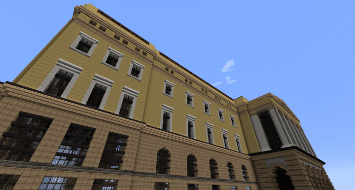 Royal Palace, Oslo | Det Kongelige Slott Minecraft Map