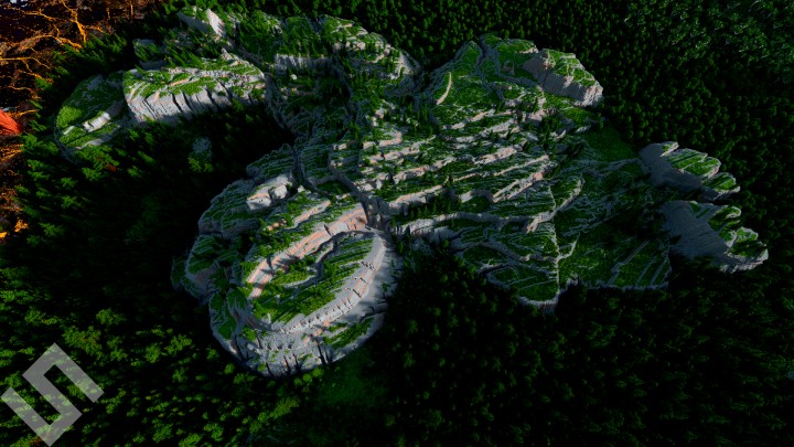Iaslend, the Great Art of Nature Minecraft Map