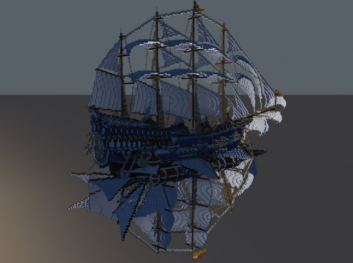 Flying Ship (Steampunk) Minecraft Map