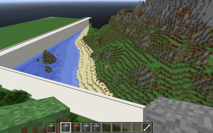 Unfinished Landscape Minecraft Map
