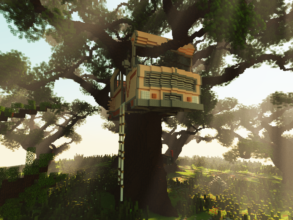 Wooded Winnebago | In The Trees Contest Minecraft Map
