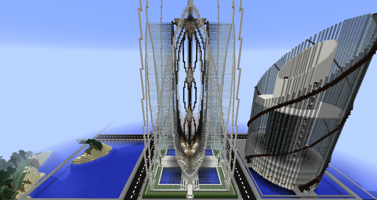 Bionic Arch Skyscraper Minecraft Map
