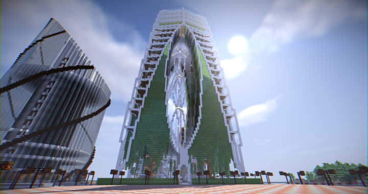 Bionic Arch Skyscraper Minecraft Map