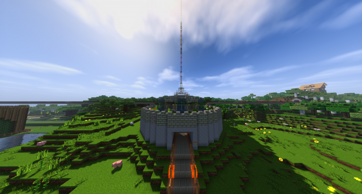 The "Old Spawn" on BullseyeGamingSWE server Minecraft Map