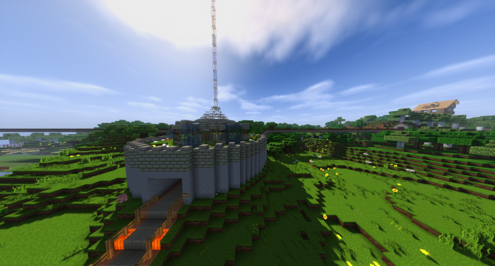 The "Old Spawn" on BullseyeGamingSWE server Minecraft Map