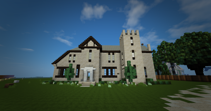 B.002- Greek Revival House Minecraft Map