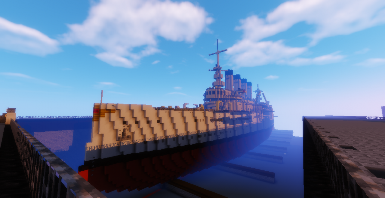 U.S.S. St. Louis | 1.8:1 Scale Protected Cruiser (1906) Minecraft Map