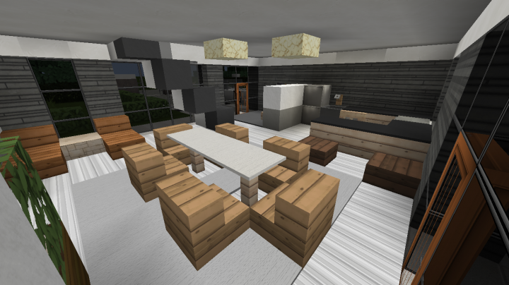 Modern House (full interior) Minecraft Map