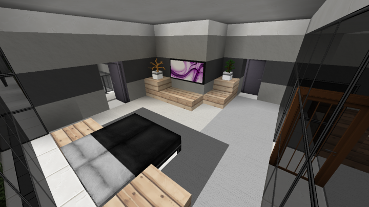 Modern House (full interior) Minecraft Map