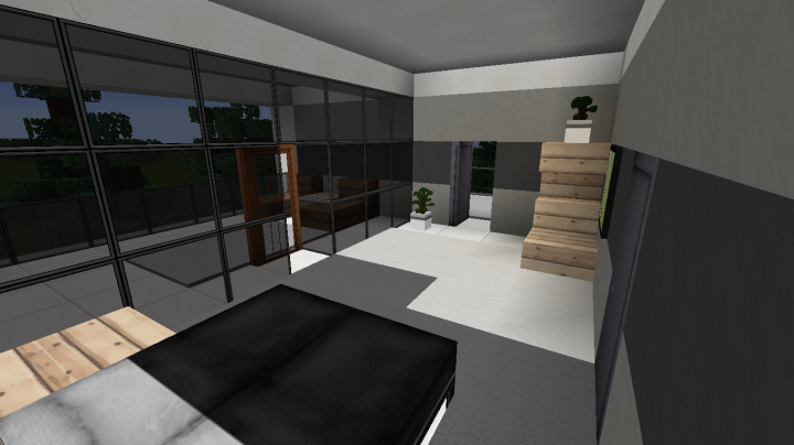 Modern House (full interior) Minecraft Map