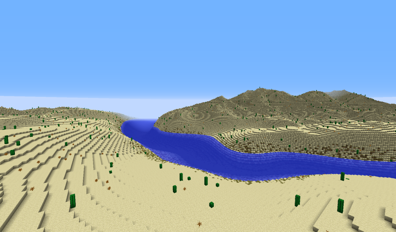 Desert World Minecraft Map
