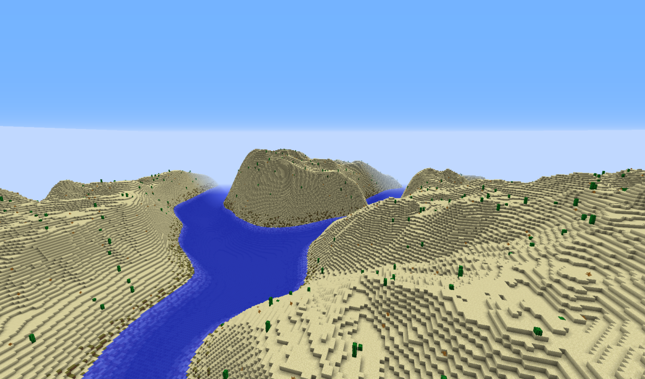 Desert World Minecraft Map