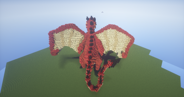 Dragon Statue Minecraft Project