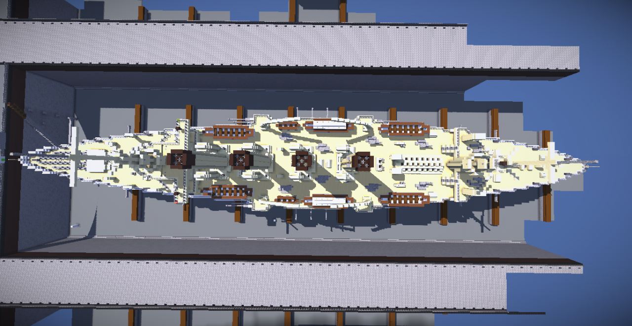 U.S.S. St. Louis | 1.8:1 Scale Protected Cruiser (1906) Minecraft Map