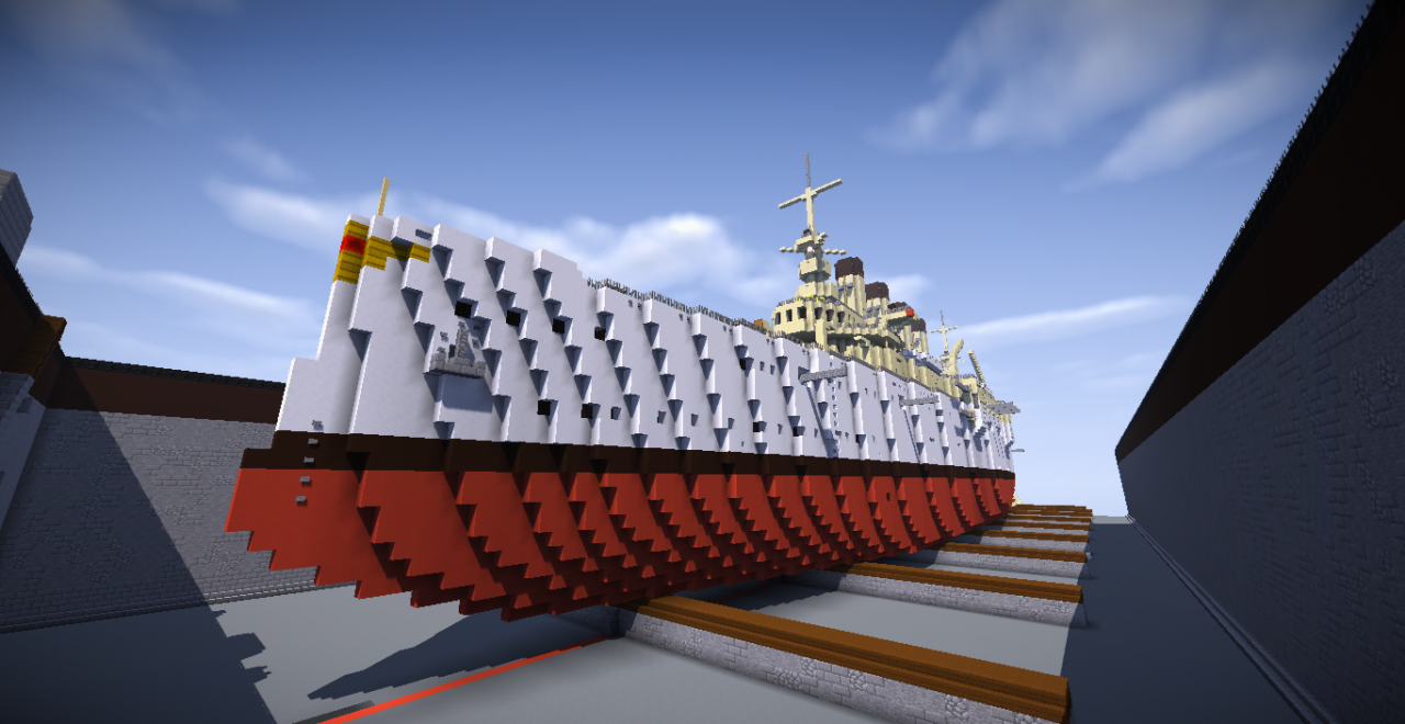 U.S.S. St. Louis | 1.8:1 Scale Protected Cruiser (1906) Minecraft Map