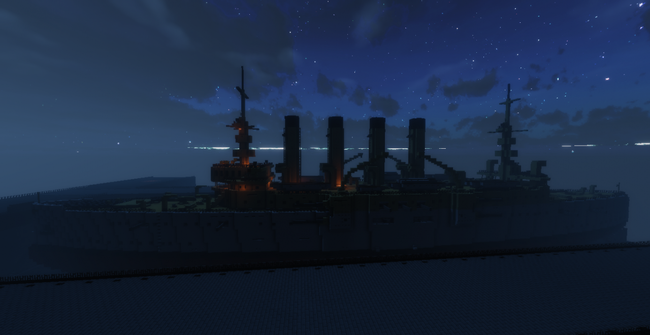 U.S.S. St. Louis | 1.8:1 Scale Protected Cruiser (1906) Minecraft Map