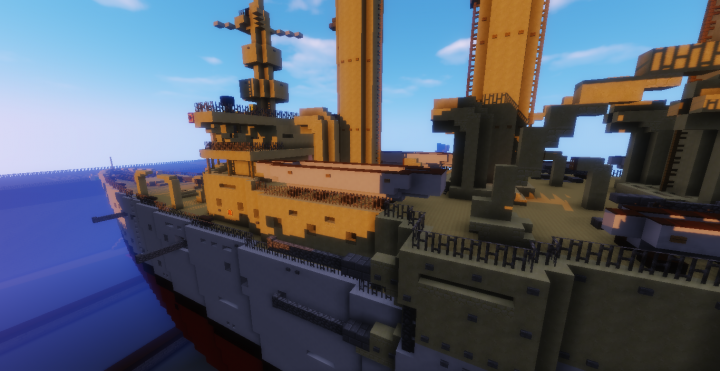 U.S.S. St. Louis | 1.8:1 Scale Protected Cruiser (1906) Minecraft Map