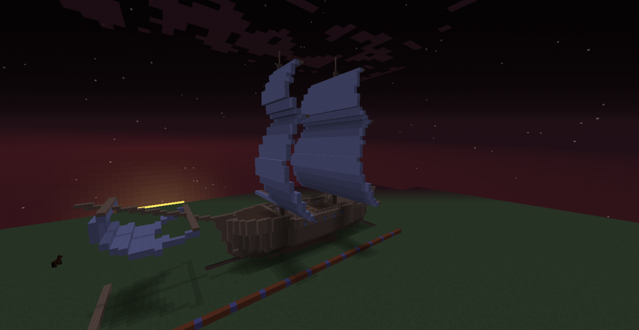The Stage A small warship Minecraft Map