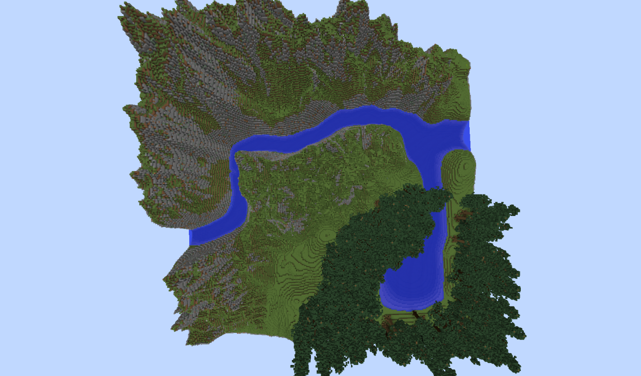 Tiny World Minecraft Map