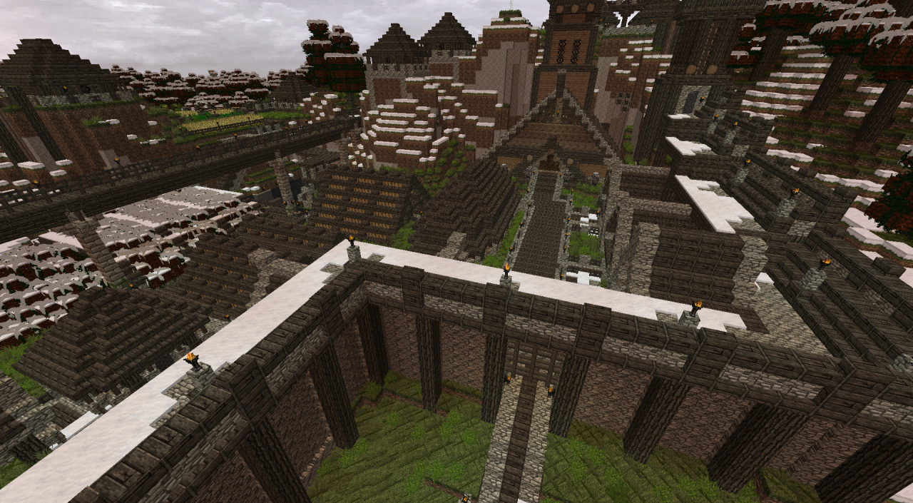 Les terres solitaires / The solitary lands Minecraft Map