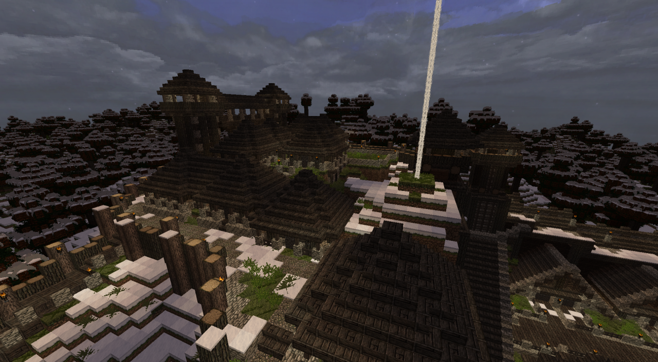 Les terres solitaires / The solitary lands Minecraft Map