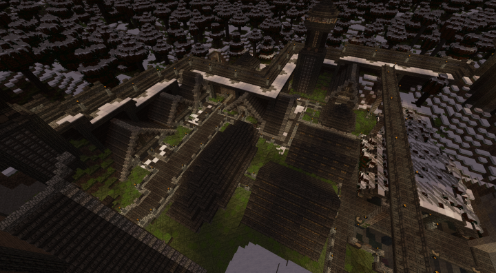 Les terres solitaires / The solitary lands Minecraft Map