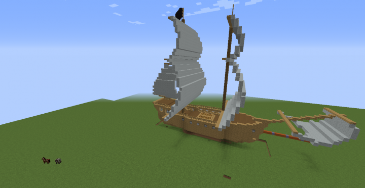 The Stage A small warship Minecraft Map