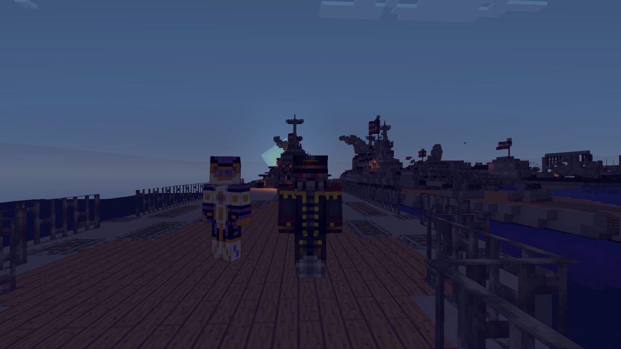 Battle ship fleet Minecraft Map