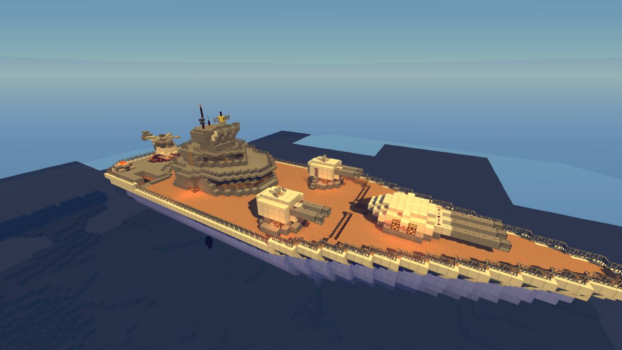 Battle ship fleet Minecraft Map