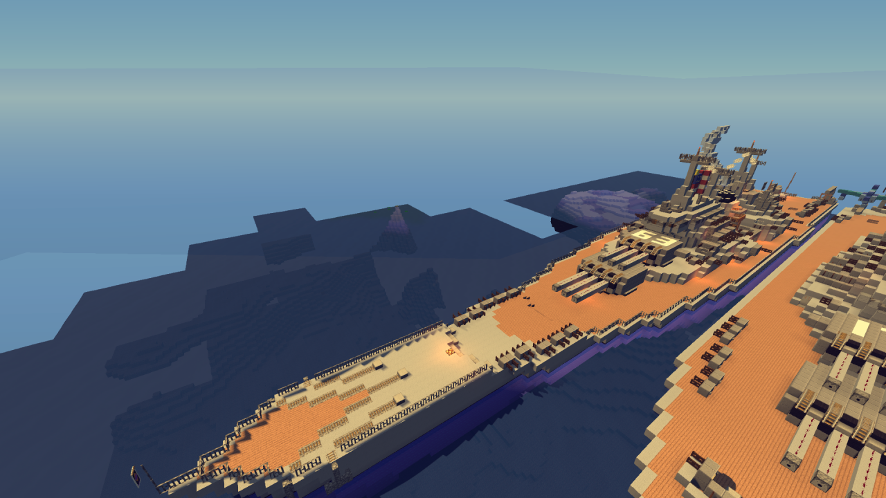 Battle ship fleet Minecraft Map