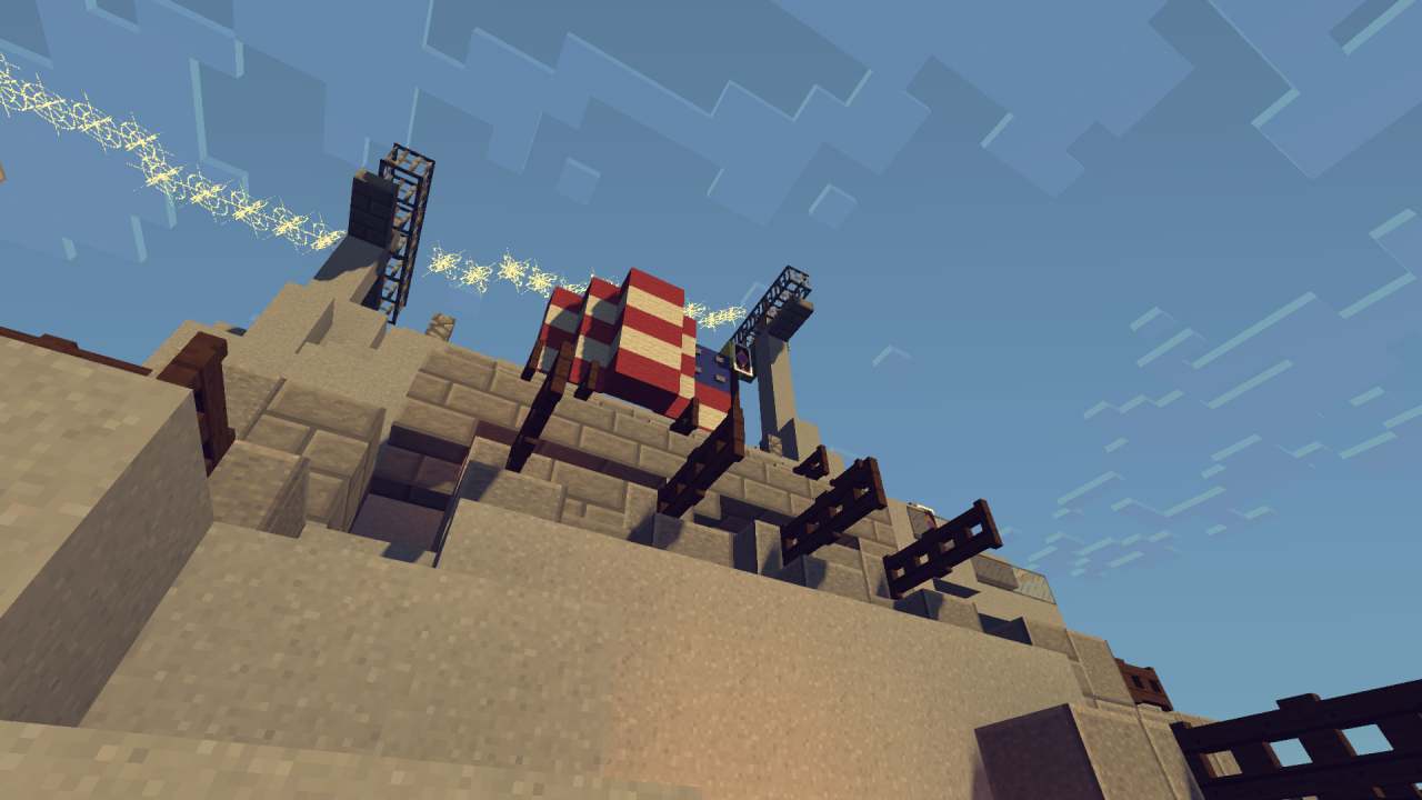 Battle ship fleet Minecraft Map