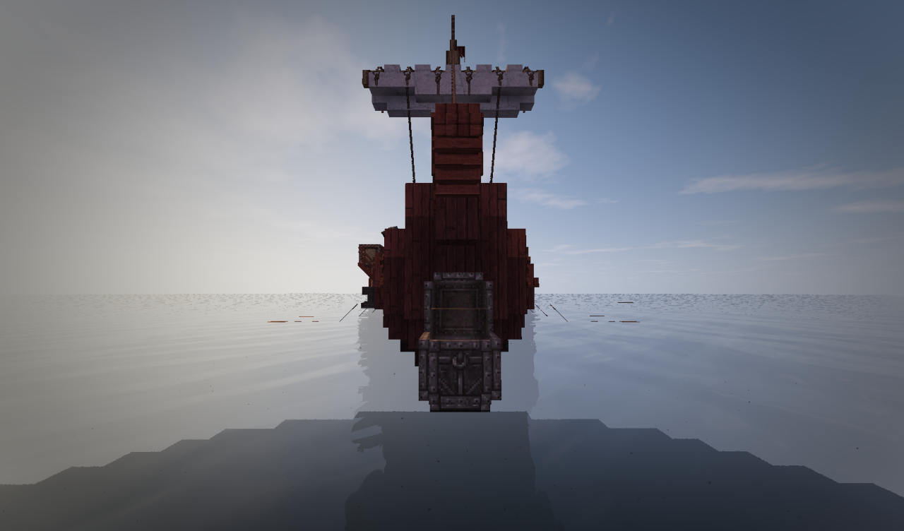 small Galley roman like with crew in ConquestReforged Minecraft Map