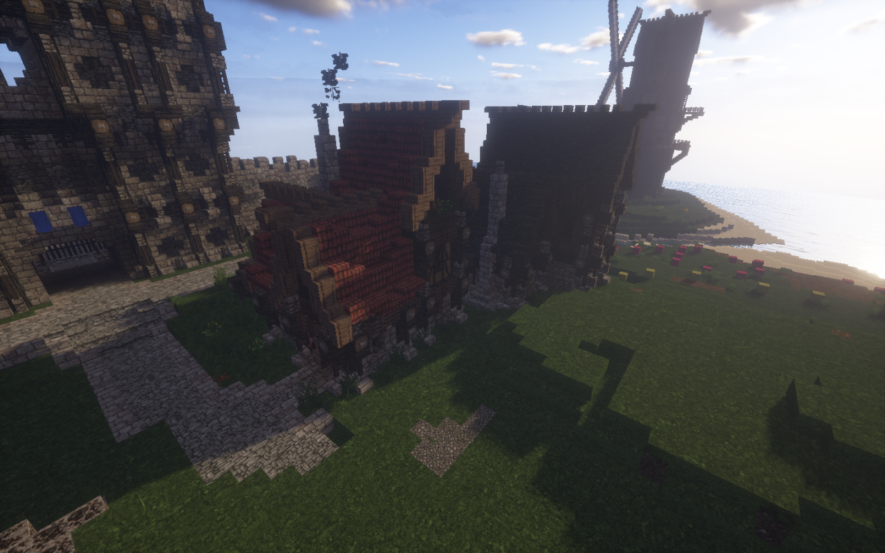 Medieval houses Minecraft Map